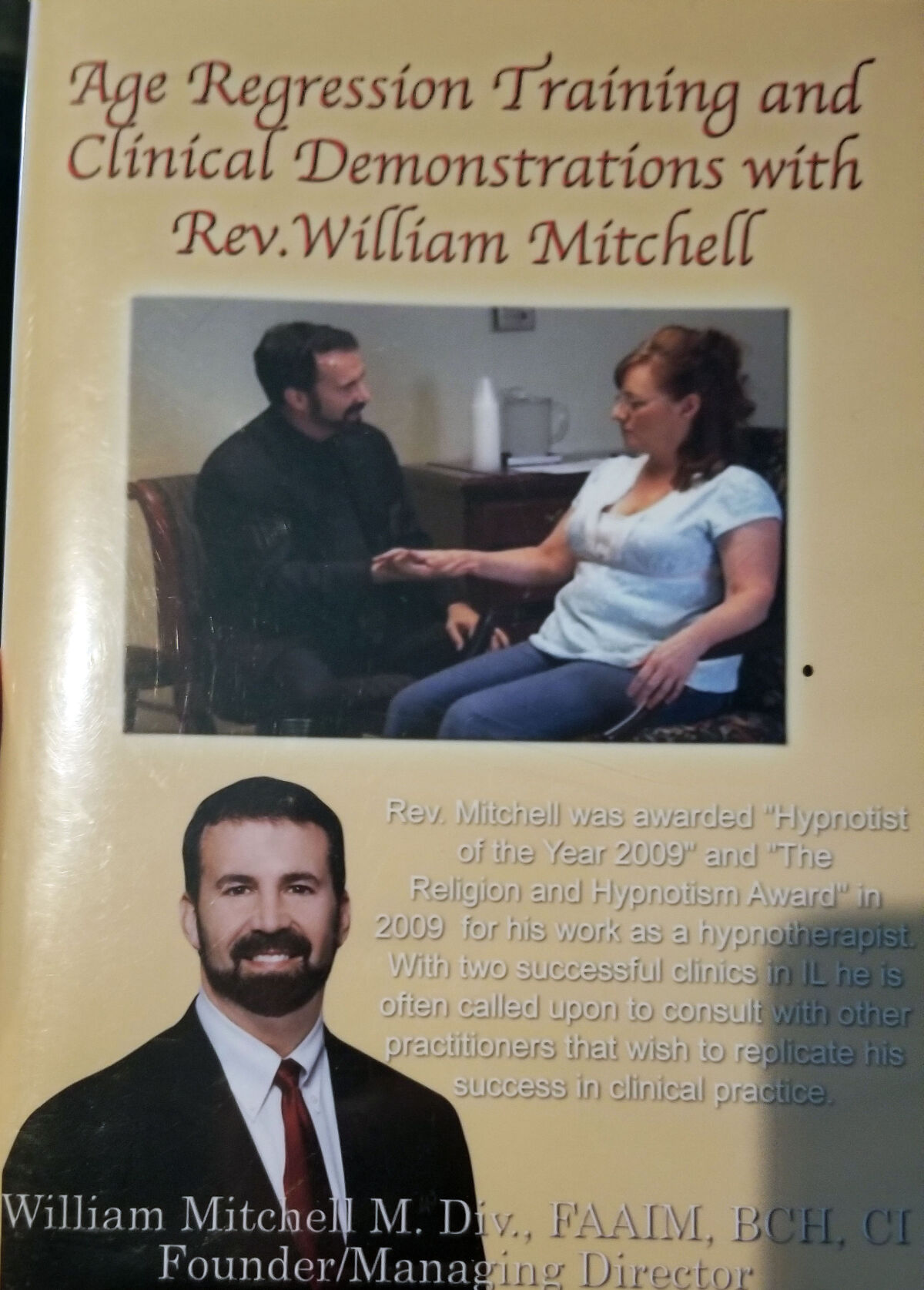 AGE REGRESSION TRAINING - Mitchell Institute